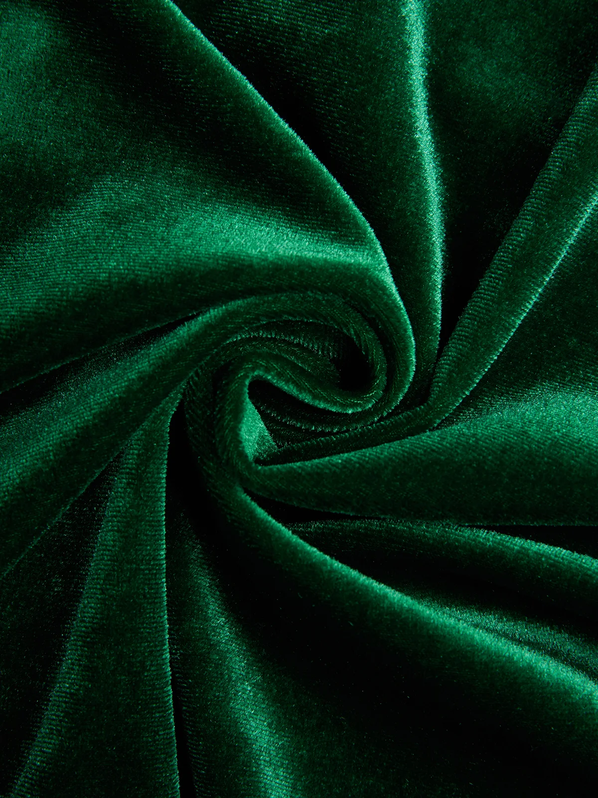Elegant Velvet Stand Collar Maxi Gown with 3D Floral Appliqué | stylewe