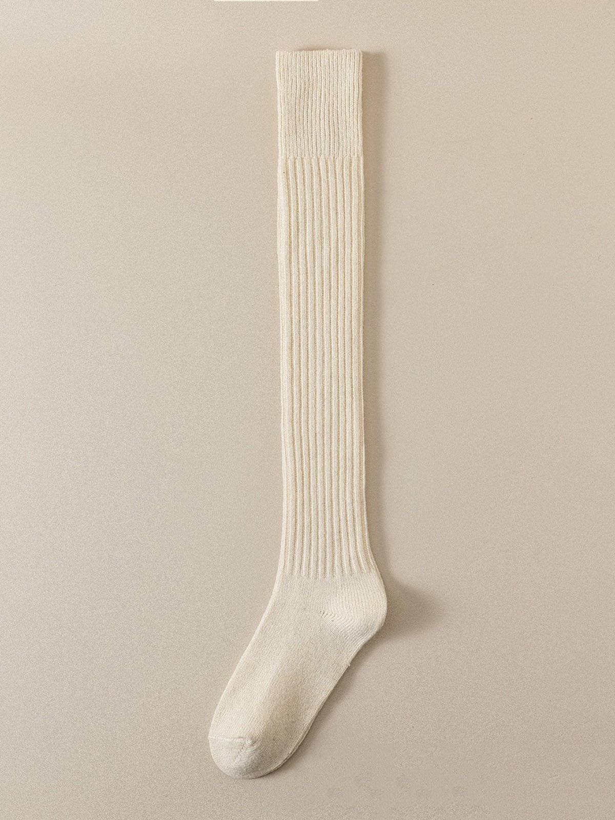 1pair Women High-Elastic Comfy Wool-Blend Over the Knee Socks | stylewe